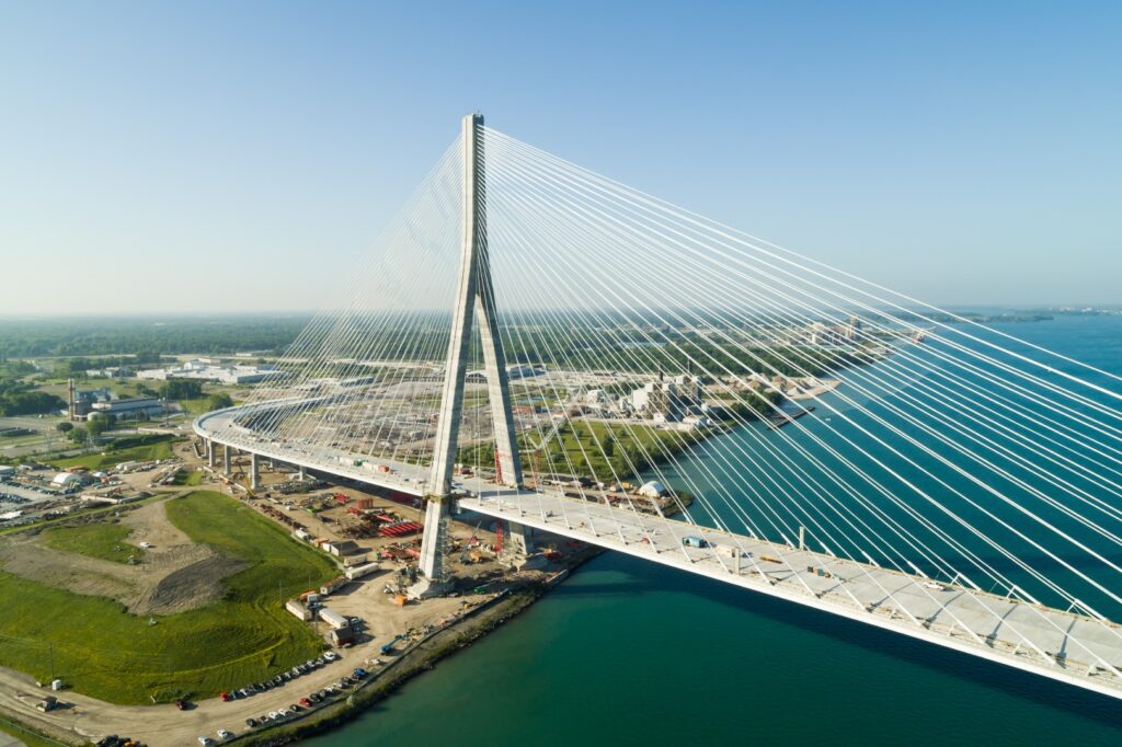 Gordie Howe Bridge—Detroit, Michigan & Windsor, Ontario
